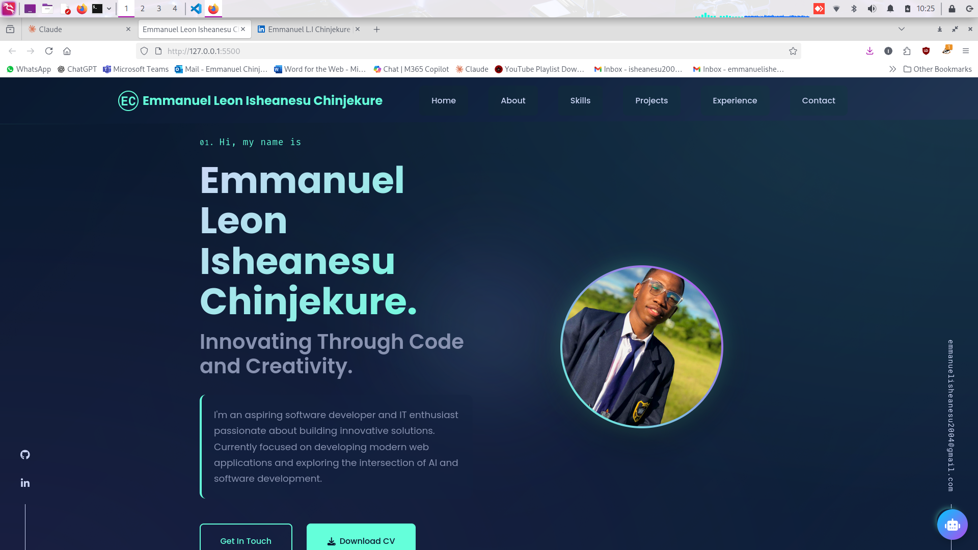 Emmanuel Leon Isheanesu Chinjekure | IT Intern @ CIMAS Health Group